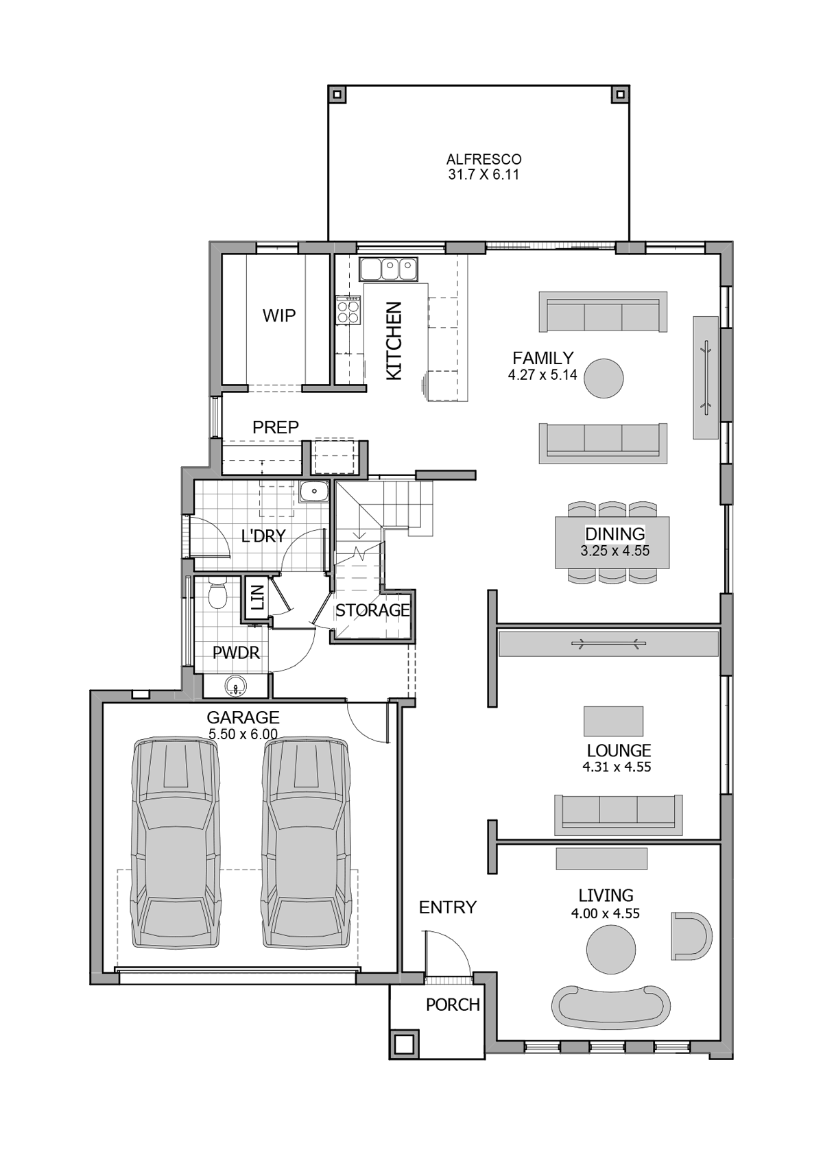 6 Bedroom Single Storey Floor Plans