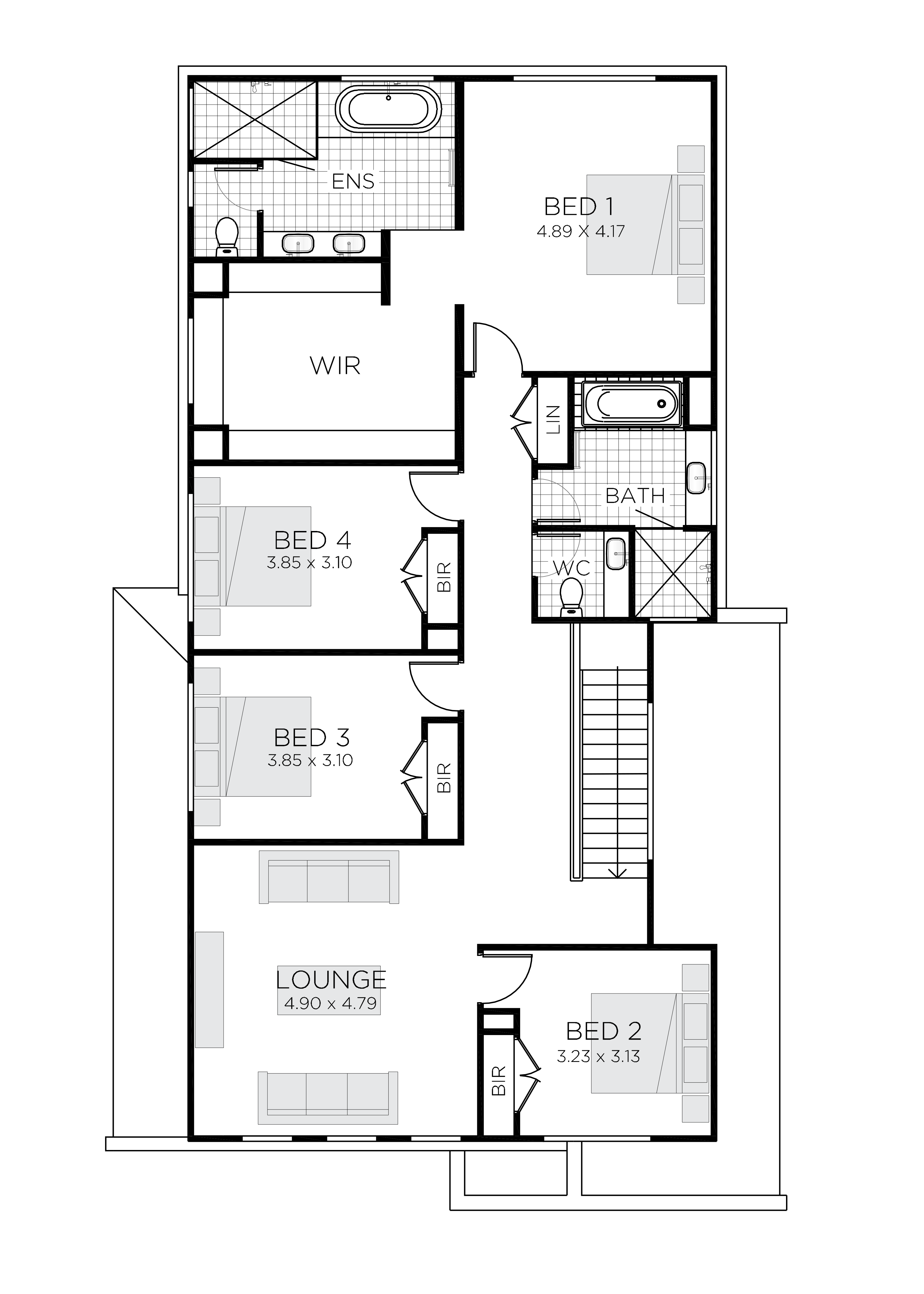 Nara Home Design | Spacious Two Storey House | Rawson Homes