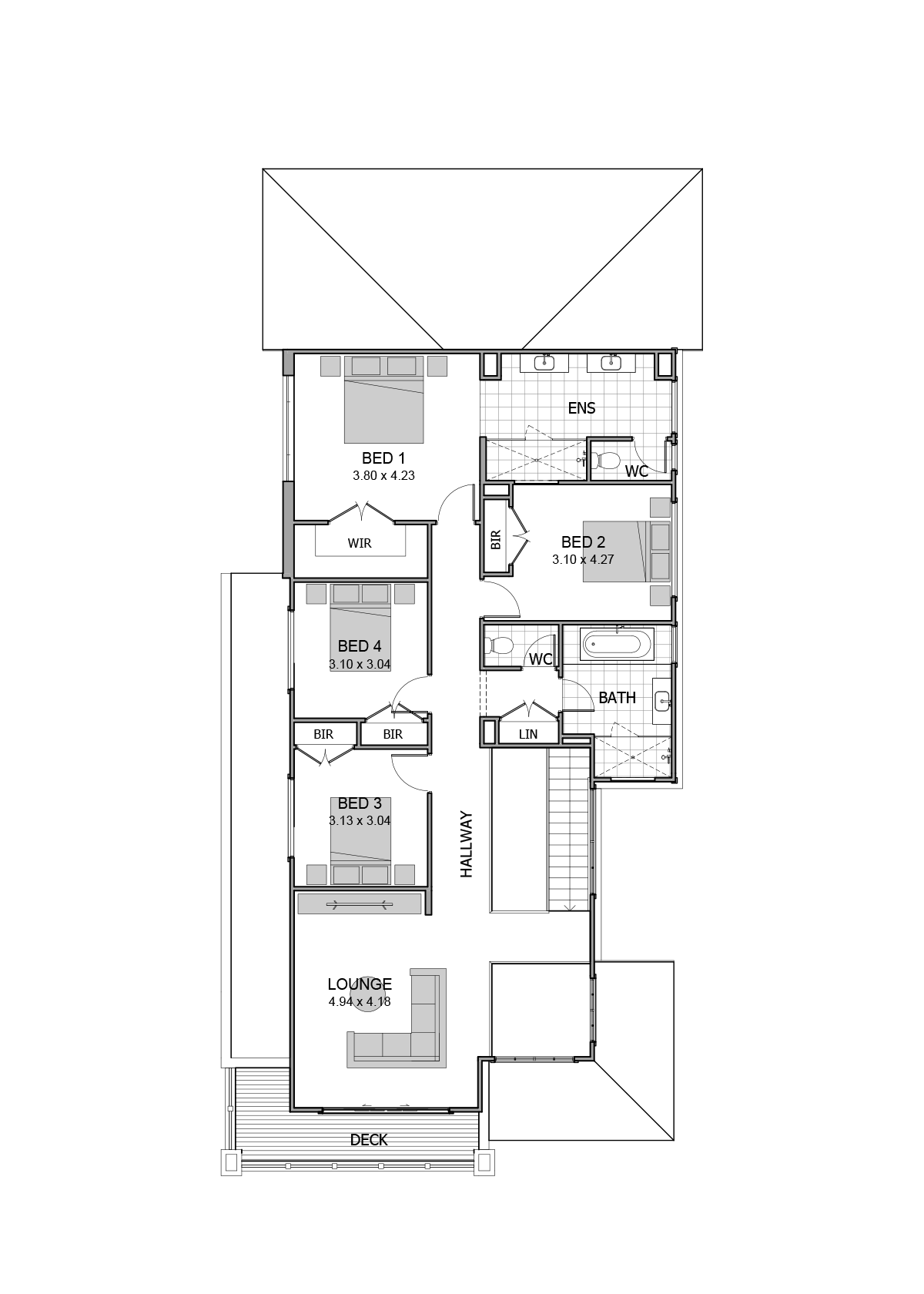 Winchester Twin Home Plan Winchester Homes Garrett Model