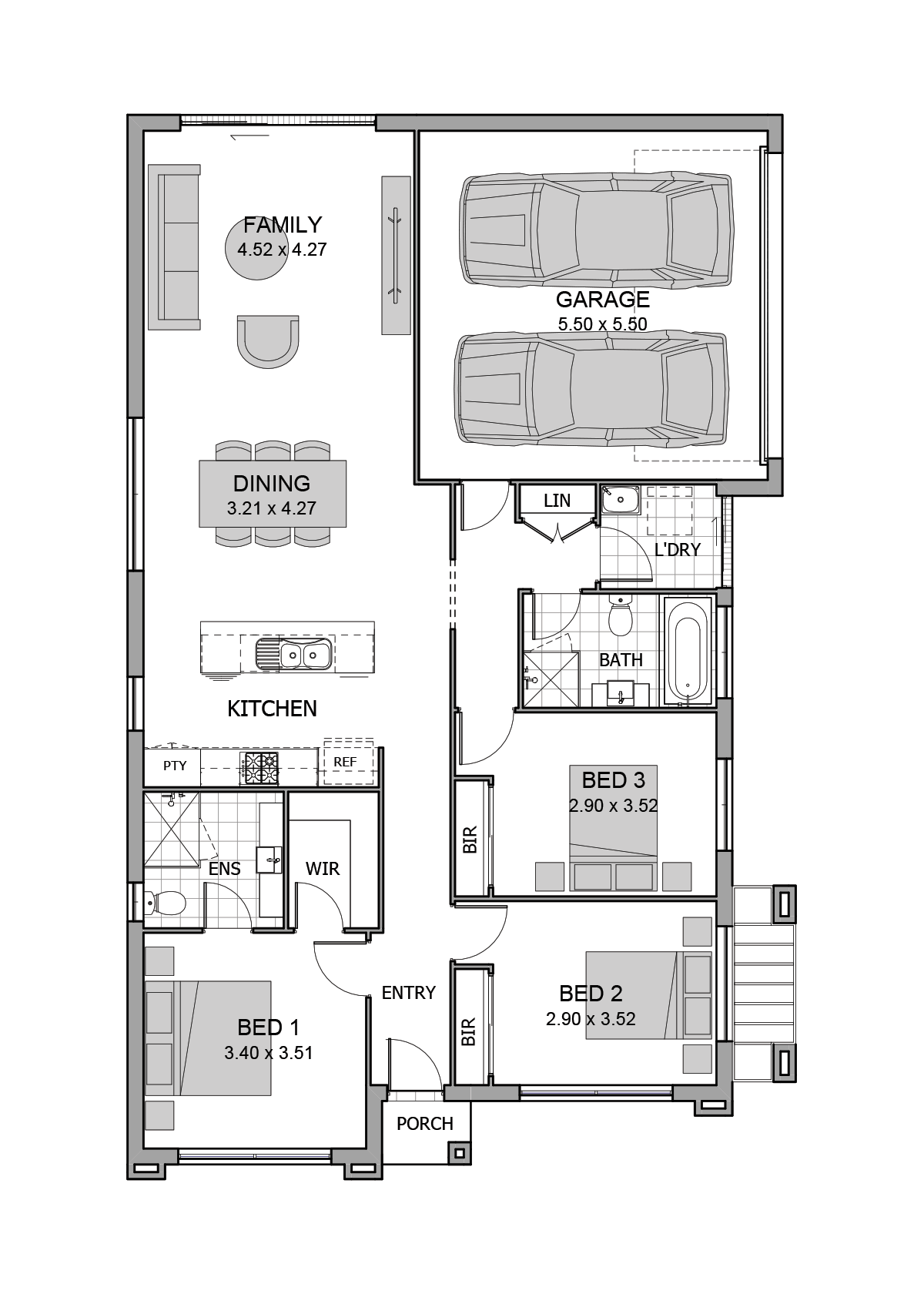 Crescent Shaped House Plans